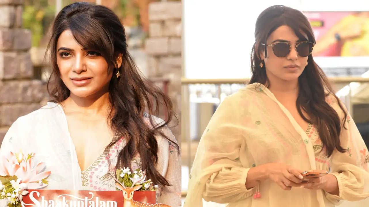Samantha Ruth Prabhu repeats her promotional outfit at the airport; we ...